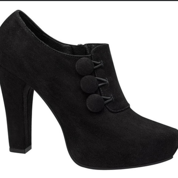 Limelight | Shoes | 33limelight Sergeant Black Suede Platform High Heel ...